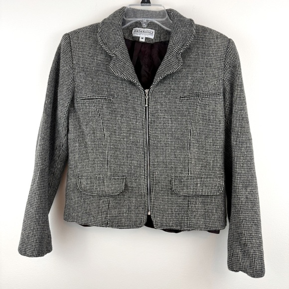 Jordan & Cole | Jackets & Coats | Vintage Jordan Cole Tweed Zipfront ...